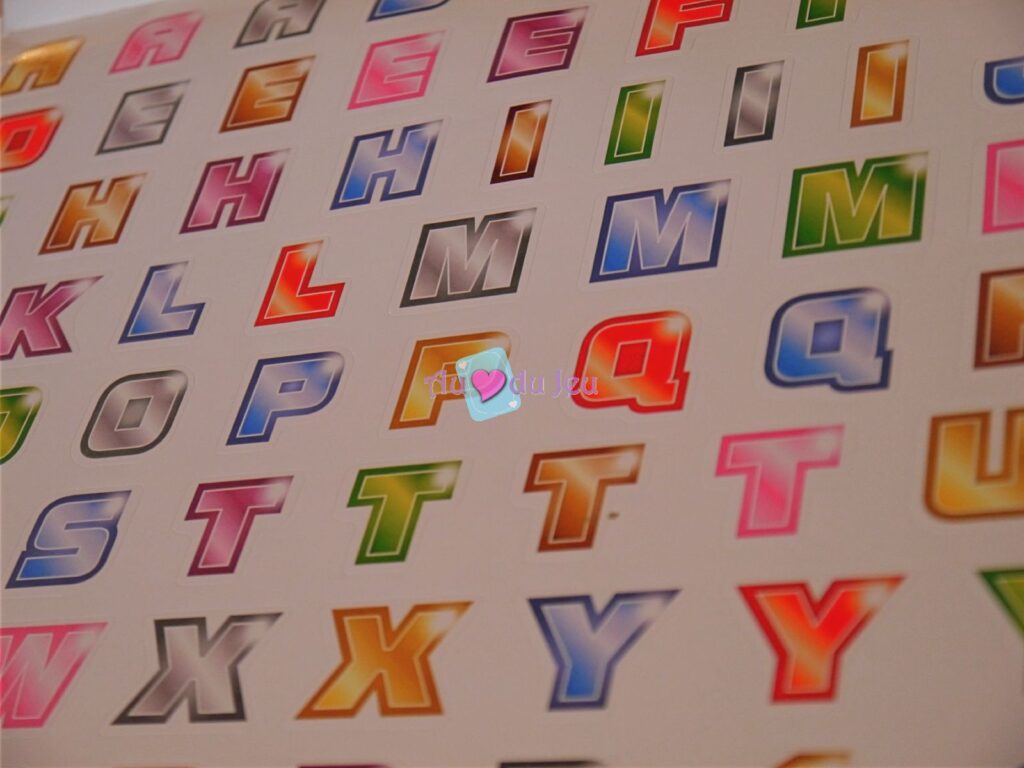 1000 autocollants stickers lettres alphabet - Melissa & Doug