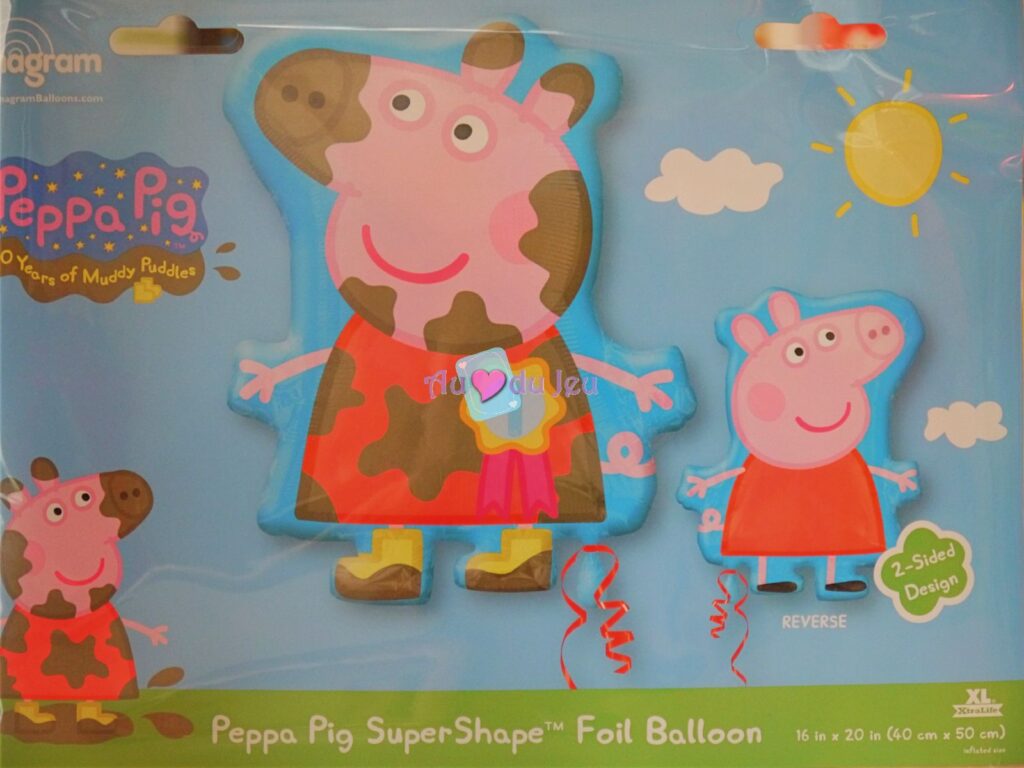 Ballon Geant Peppa Pig Anagram - Au Coeur du Jeu Ballon Geant Peppa Pig Anagram - Au Coeur du Jeu