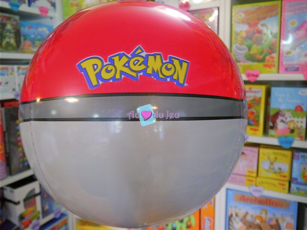Ballon Hélium Géant Pokeball Pokémon Amscan - Au Coeur du Jeu