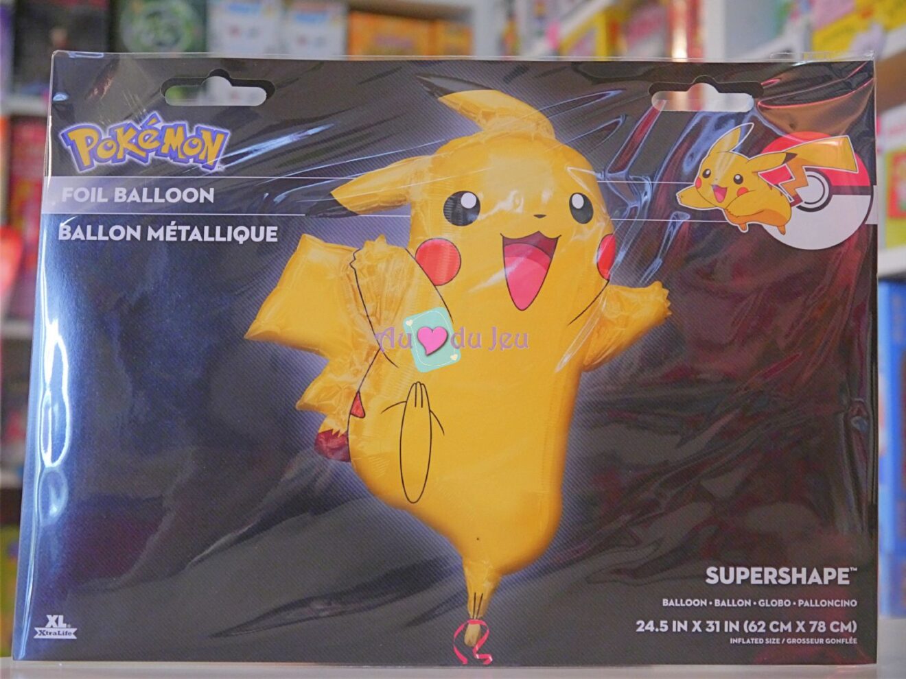 Ballon Hélium Géant Pikachu Pokémon - Amscan