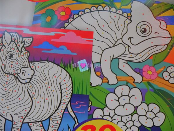 30 Coloriages 3D Animaux - Melissa & Doug
