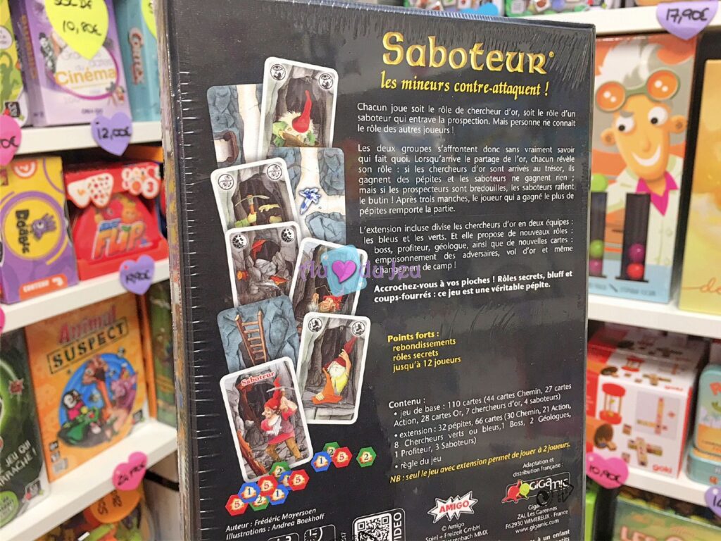 Saboteur 2 Gigamic - Au Coeur du Jeu